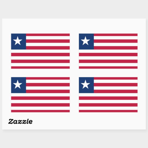 Liberia* Flag Sticker | Zazzle