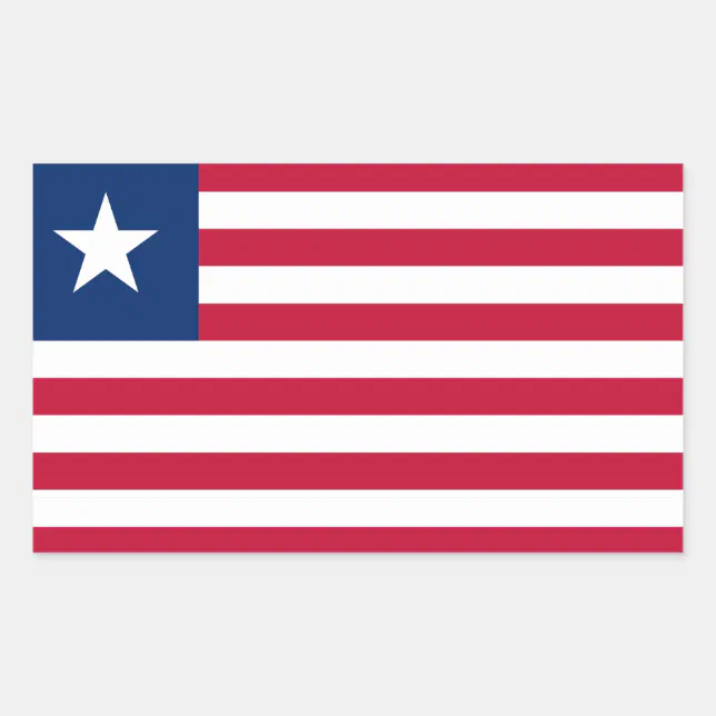 Liberia* Flag Sticker | Zazzle