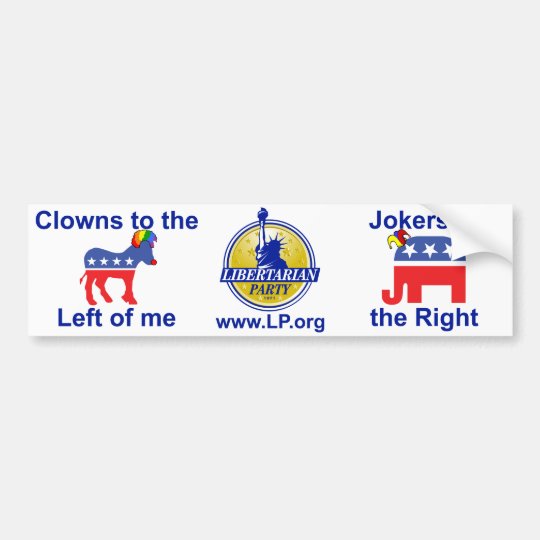 Libertarian bumper sticker | Zazzle.com