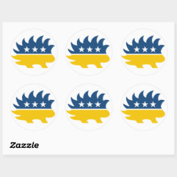 Libertarian Party Porcupine Sticker | Zazzle