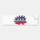 Libertarian Party Porcupine Symbol Bumper Sticker | Zazzle