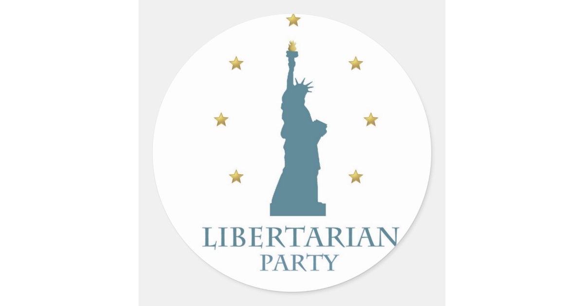 Libertarian Party Sticker | Zazzle