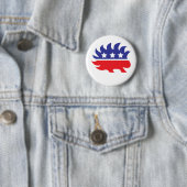 libertarian porcupine button | Zazzle