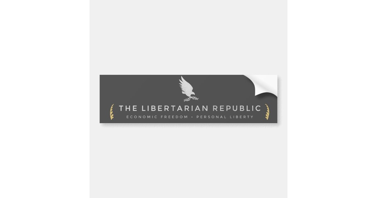 Libertarian Republic Bumper Sticker | Zazzle