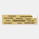Libertarian Values and Philosophy Tag Cloud Bumper Sticker | Zazzle