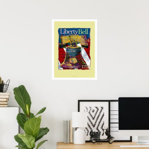 Liberty Bell Art Poster | Zazzle