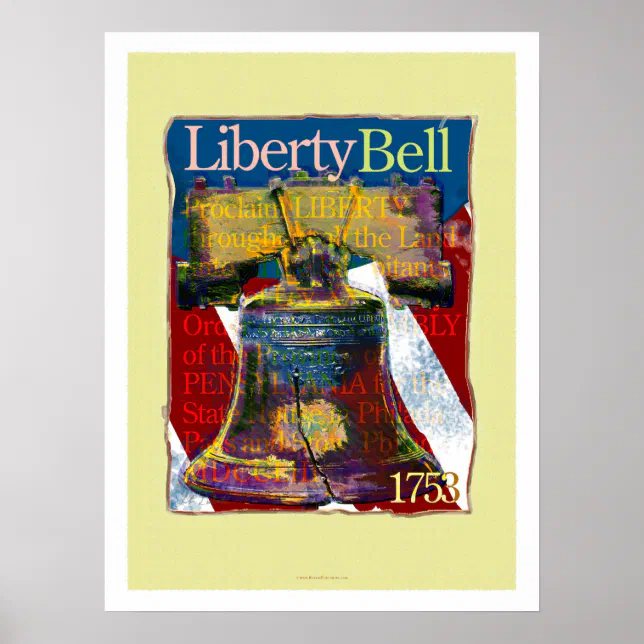 Liberty Bell Art Poster | Zazzle