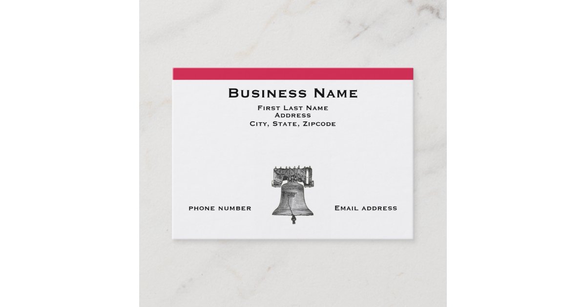 Liberty Bell Business Card | Zazzle