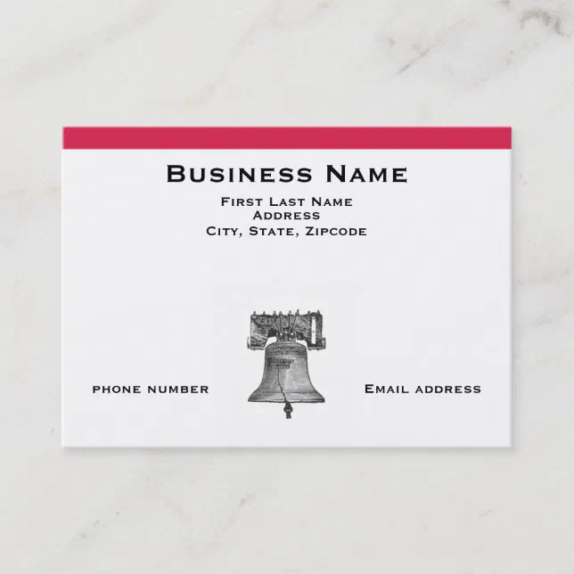 Liberty Bell Business Card | Zazzle