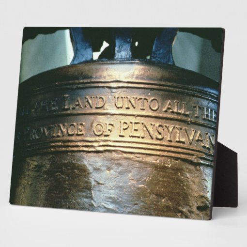 Liberty Bell, commissioned in 1751 (bronze) (see a Plaque | Zazzle