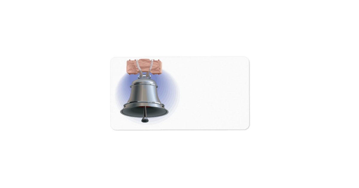 Liberty Bell Label | Zazzle