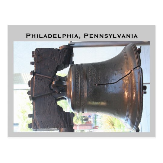 liberty bell, Philadelphia, Pennsylvania Postcard | Zazzle.com