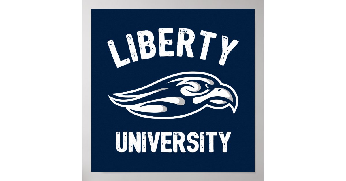 Liberty Flames Logo Poster | Zazzle