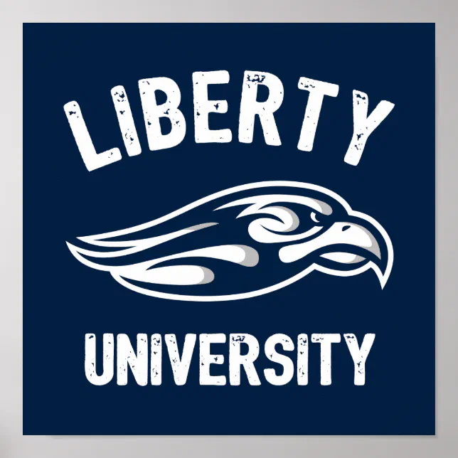 Liberty Flames Logo Poster | Zazzle