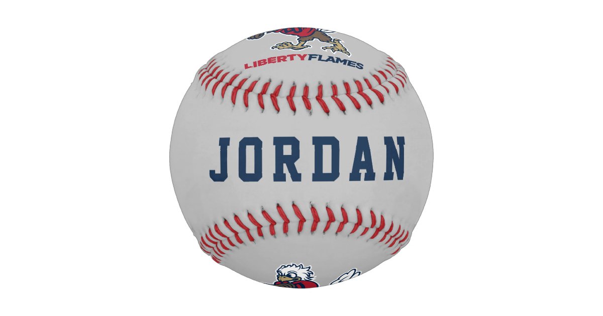 Liberty Flames Sparky Baseball | Zazzle