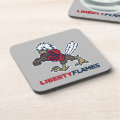 Liberty Flames Sparky Beverage Coaster | Zazzle