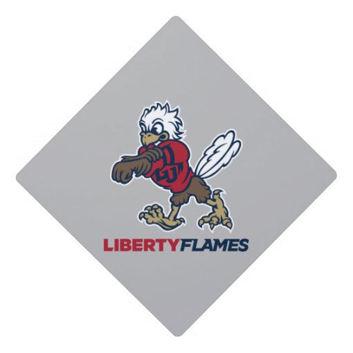 Liberty Flames Sparky Graduation Cap Topper | Zazzle