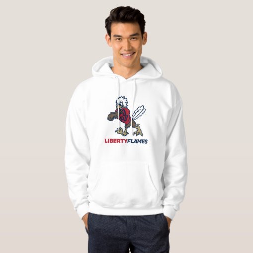 Liberty Flames Sparky Hoodie | Zazzle