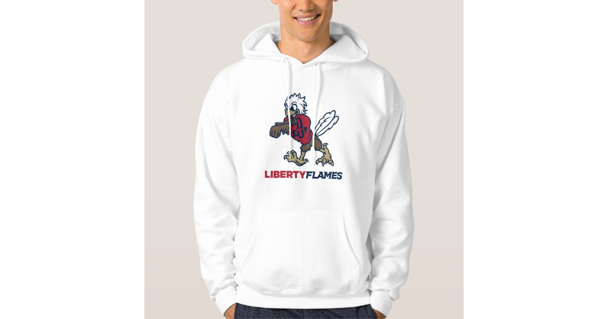 Liberty Flames Sparky Hoodie | Zazzle