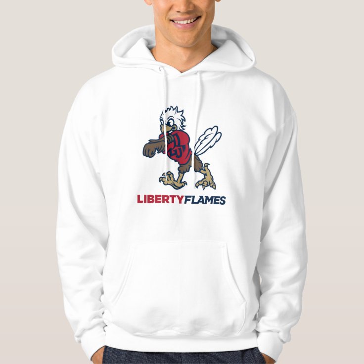 Liberty Flames Sparky Hoodie | Zazzle
