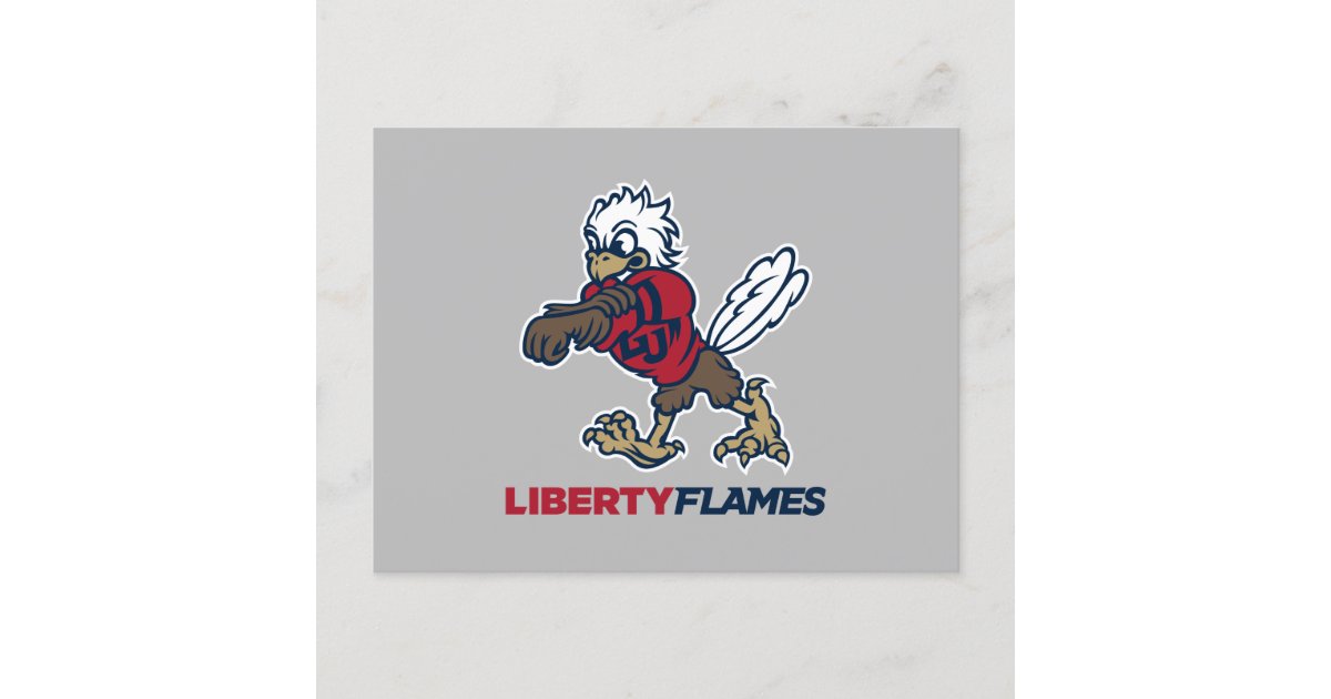 Liberty Flames Sparky Invitation Postcard | Zazzle