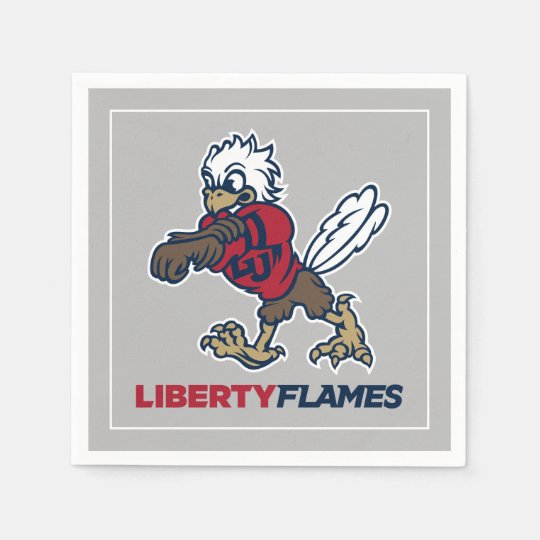Liberty Flames Sparky Napkins | Zazzle.com