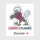 Liberty Flames Sparky Sticker | Zazzle
