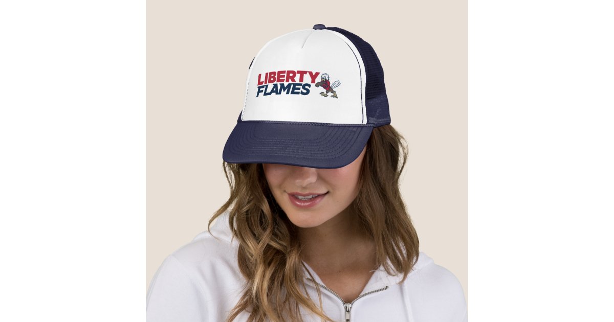 Liberty Flames Sparky Trucker Hat | Zazzle