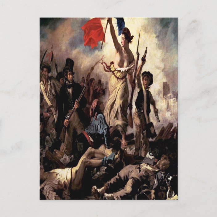 'Liberty Leading the People'' Postcard | Zazzle.com
