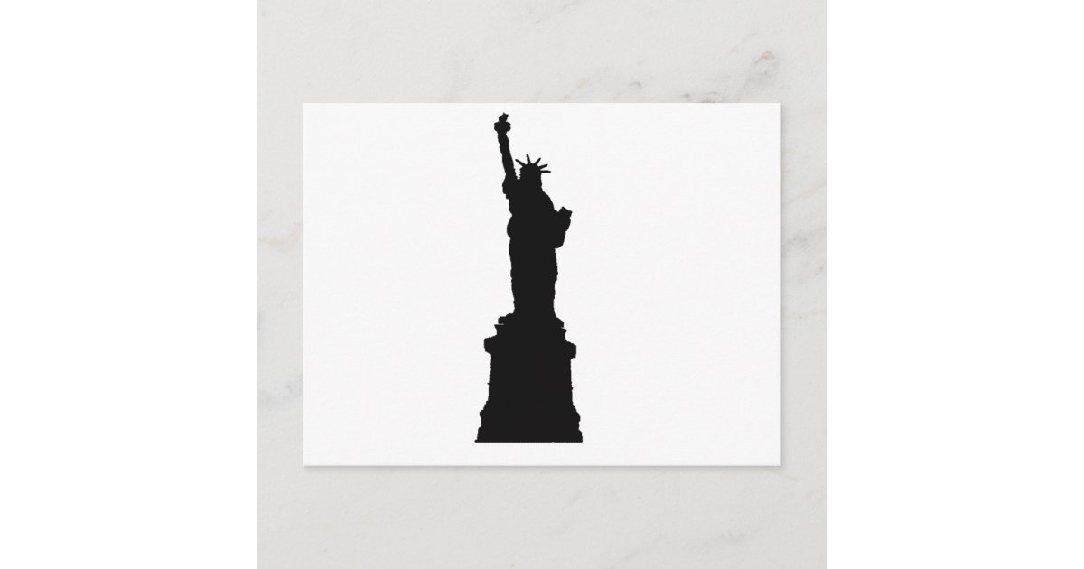 Liberty Shadow Postcard | Zazzle
