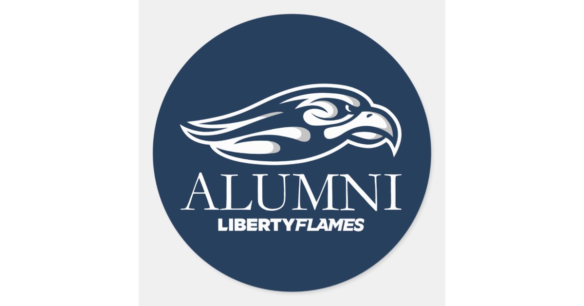 Liberty University Alumni Classic Round Sticker | Zazzle