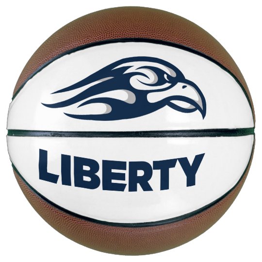 Liberty University Athletic Mark Basketball | Zazzle.com
