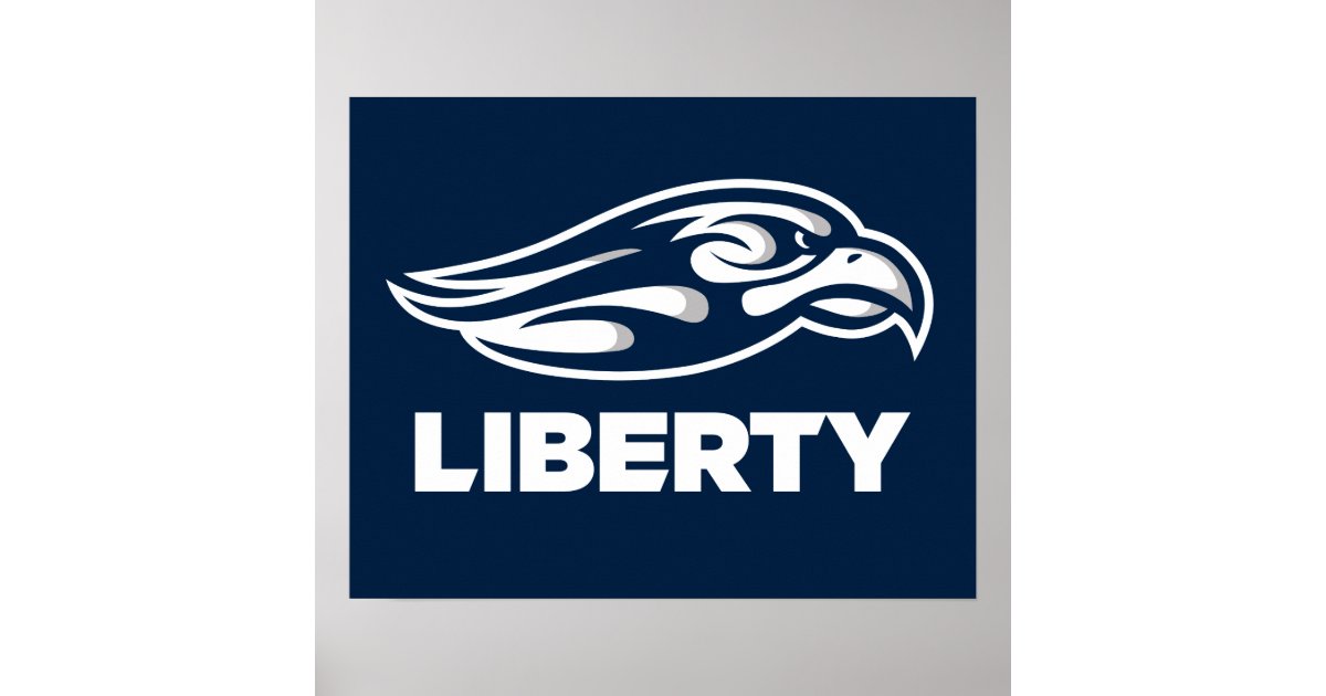 Liberty University Athletic Mark Poster | Zazzle