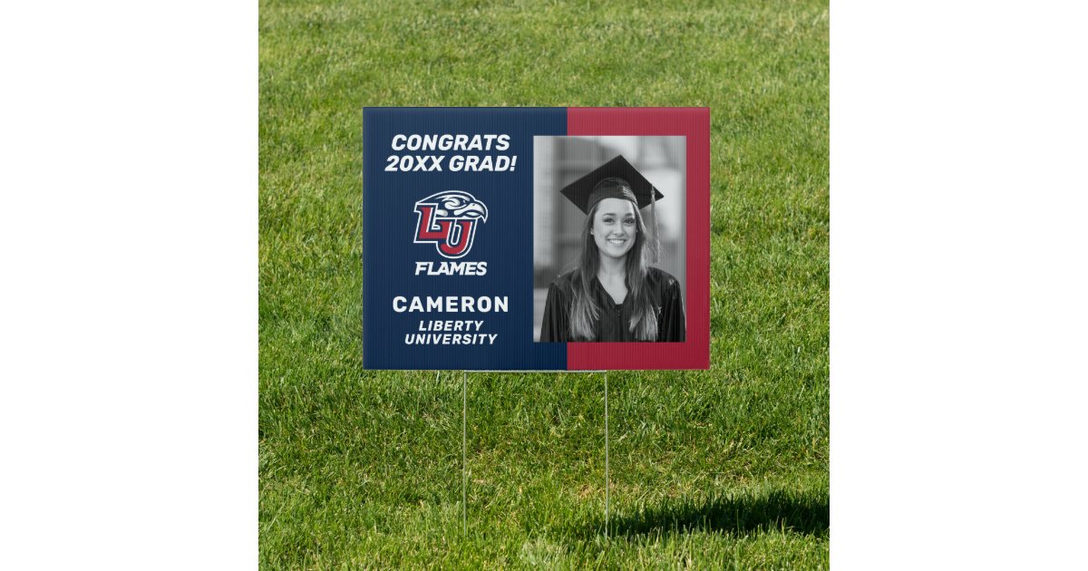 Liberty University | Congrats Grad Sign | Zazzle