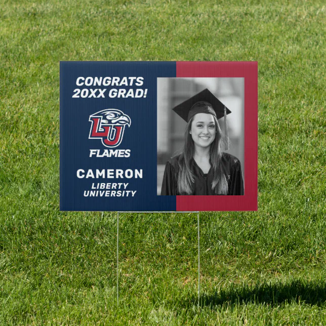Liberty University | Congrats Grad Sign | Zazzle