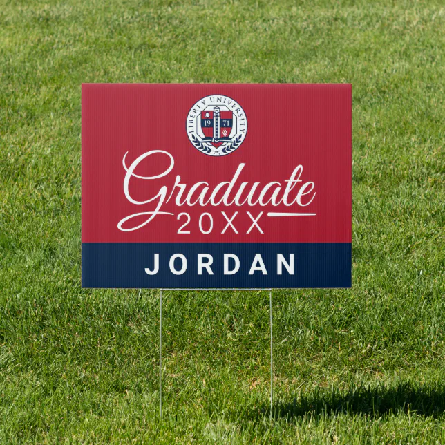 Liberty University Graduate Sign | Zazzle