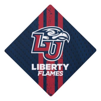 Liberty University Jersey Graduation Cap Topper | Zazzle