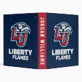 Liberty University Logo Watermark 3 Ring Binder | Zazzle