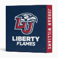 Liberty University Logo Watermark 3 Ring Binder | Zazzle