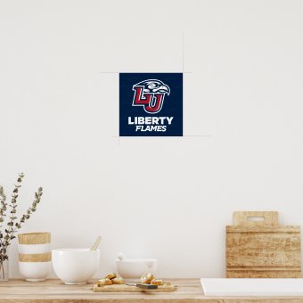 Liberty University Logo Watermark Poster | Zazzle