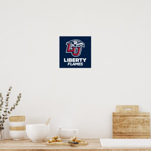 Liberty University Logo Watermark Poster | Zazzle