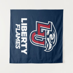Liberty University Logo Watermark Tapestry | Zazzle