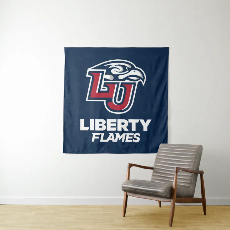 Liberty University Logo Watermark Tapestry | Zazzle