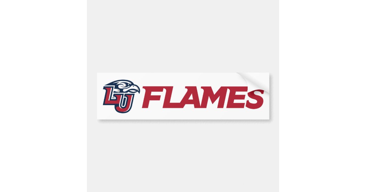 Liberty University Primary Logo Bumper Sticker | Zazzle