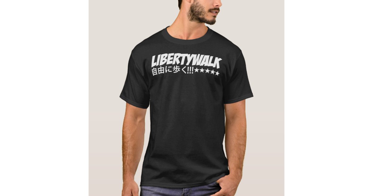 Liberty Walk Logo with Japanese Characters Classic T-Shirt | Zazzle