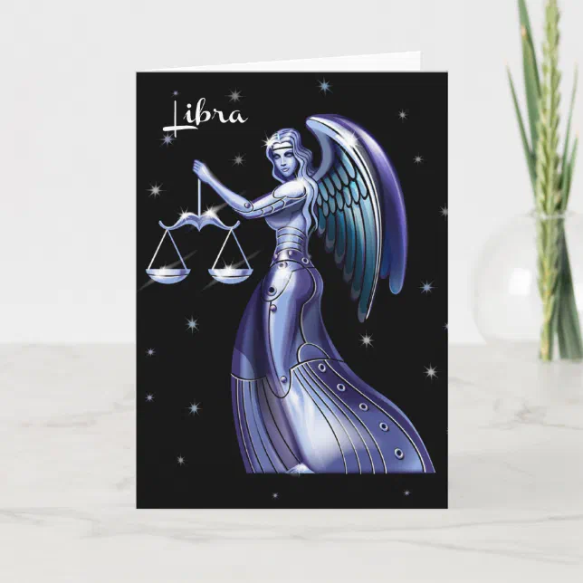 Libra Birthday Card | Zazzle