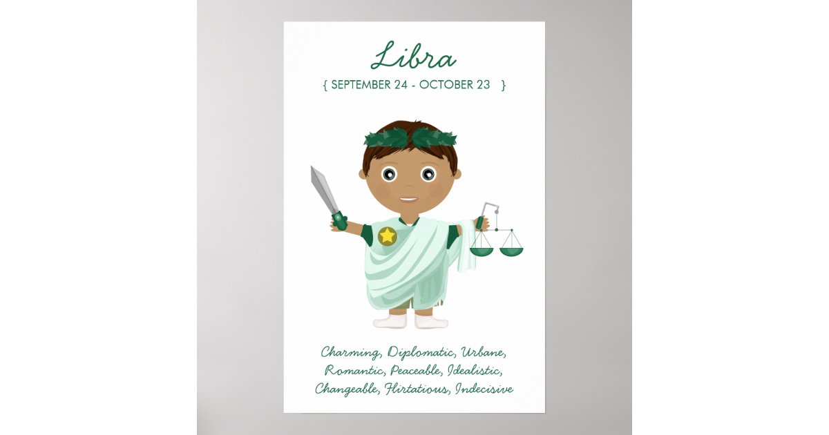 Libra - Boy Horoscope Poster | Zazzle