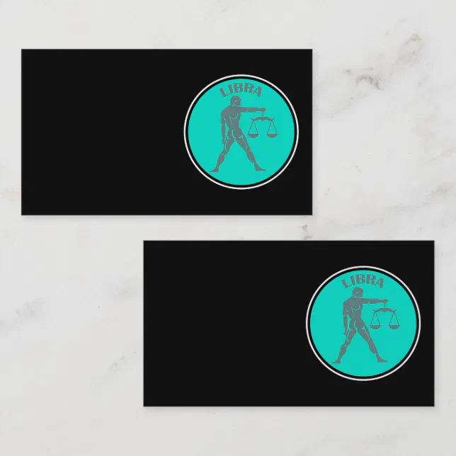 Libra Business Card | Zazzle