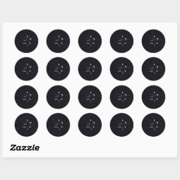 Libra Classic Round Sticker | Zazzle