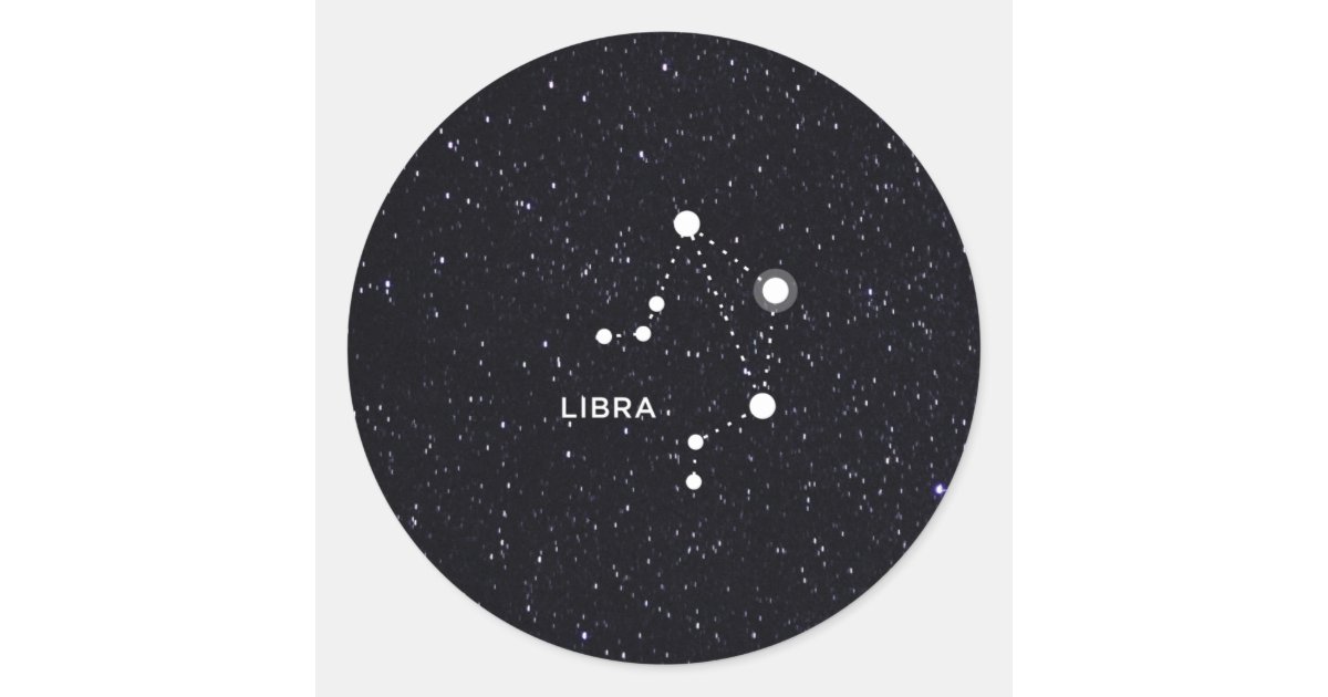 Libra Classic Round Sticker | Zazzle
